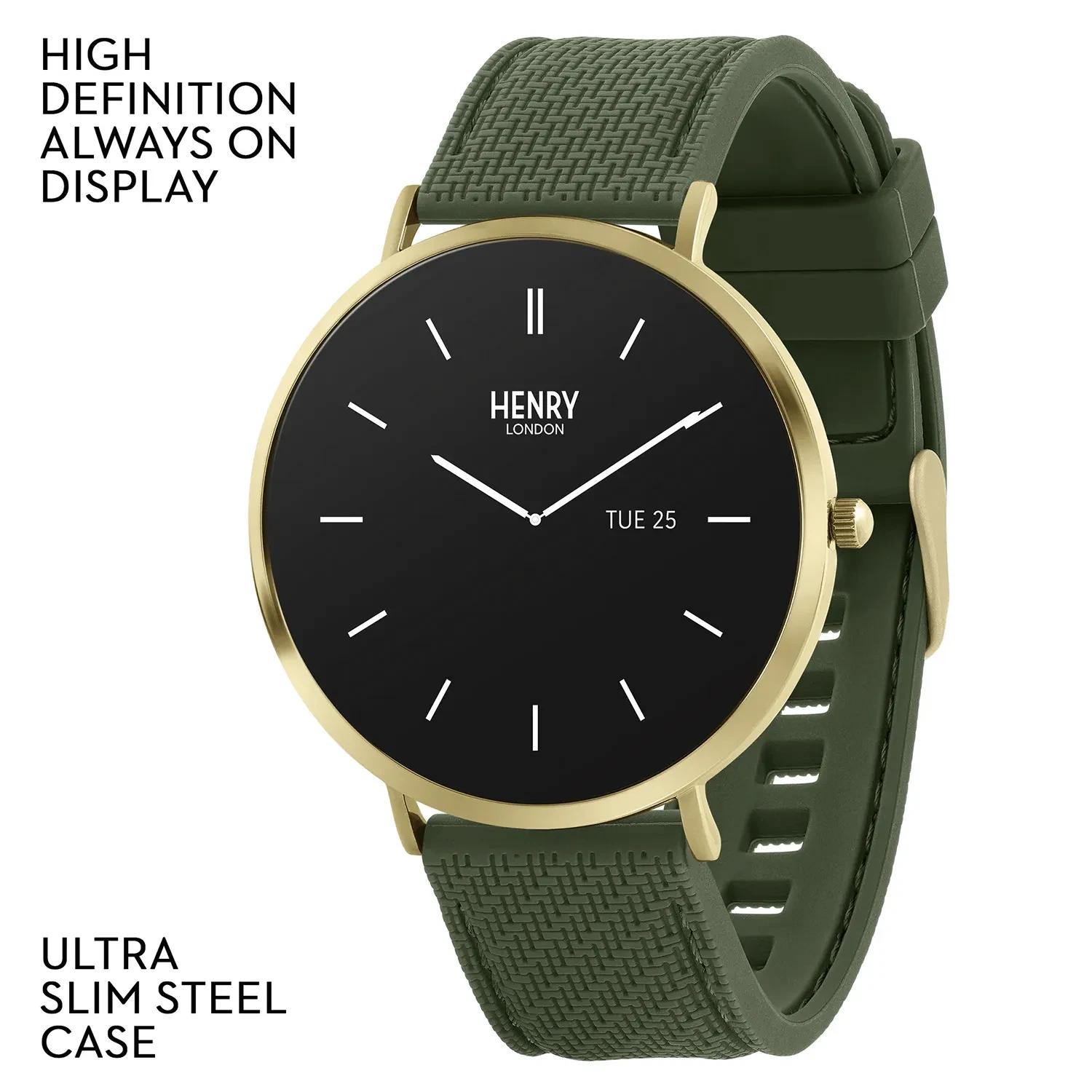 HENRY LONDON vintage Smartwatch Silver