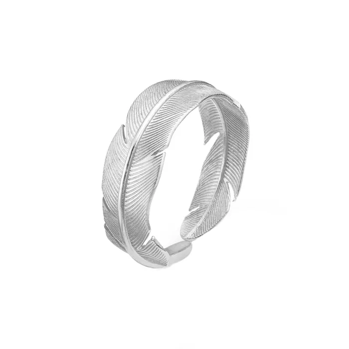 Pico Feather Ring Sølv D04004-S - Ditur